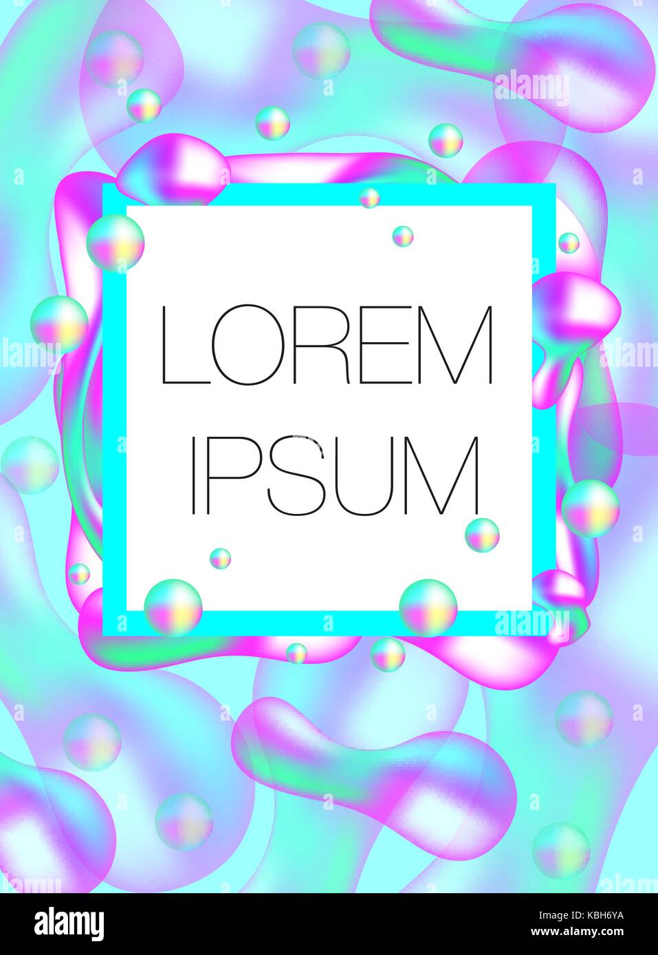 Modern trendy neon template for your design. Bright poster with ...