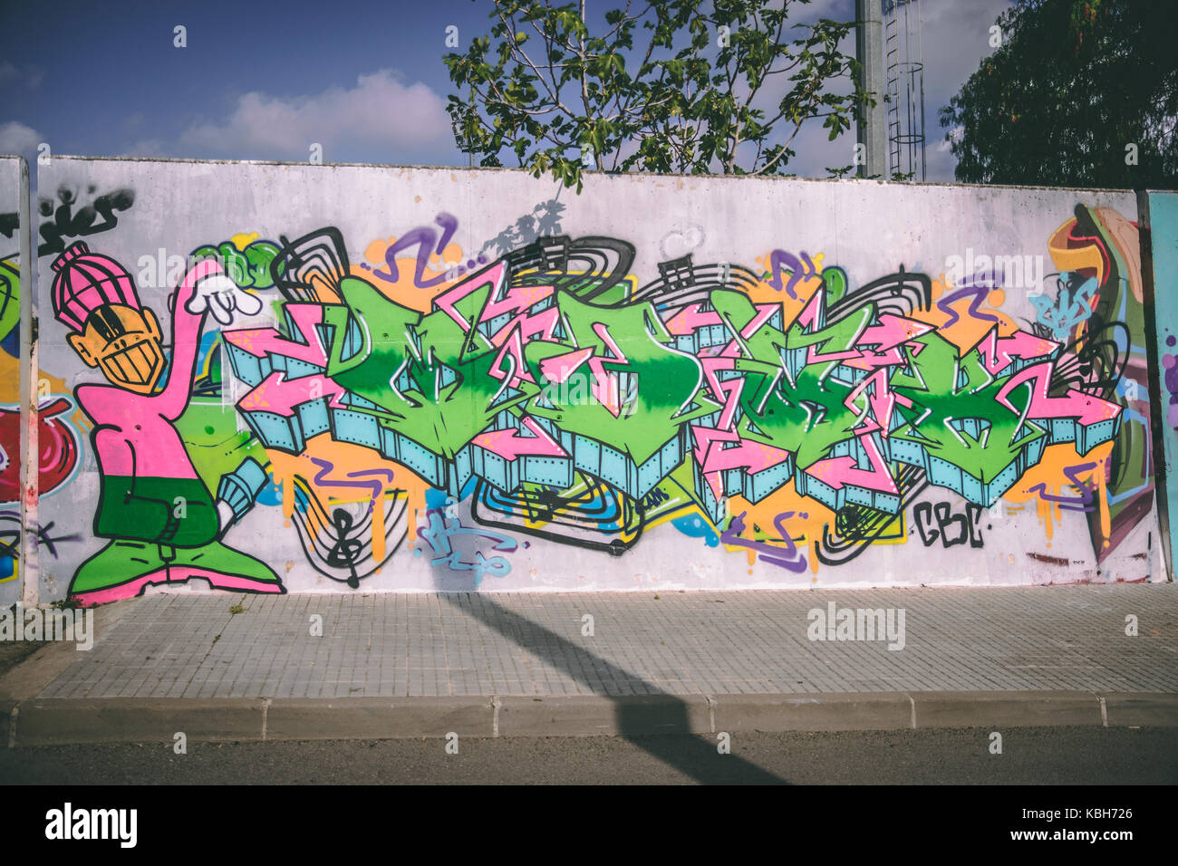 Graffiti & Street art - Barcelona, Spain Stock Photo - Alamy