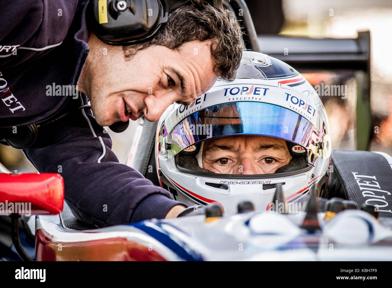 Vallelunga, Italy september 24 2017. Single seater formula driver ...
