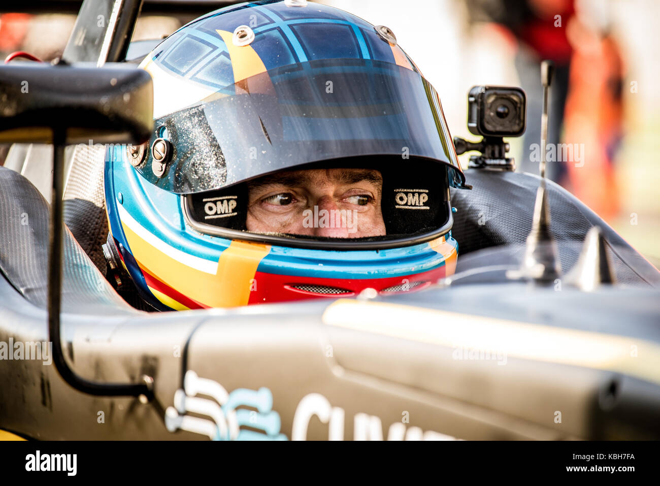 Vallelunga, Italy september 24 2017. Single seater formula driver ...