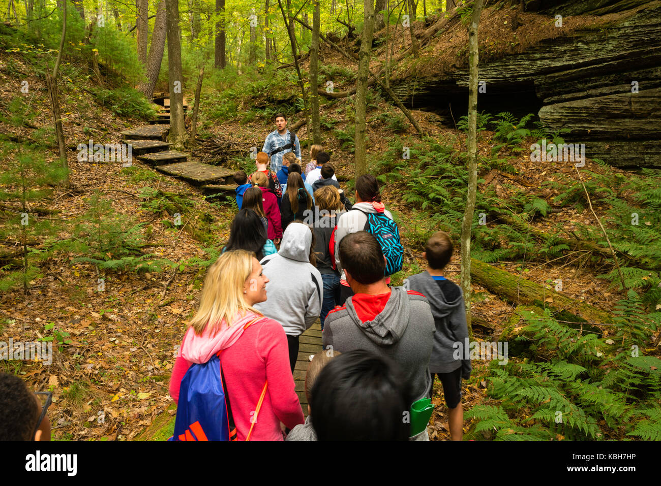 Kids walk in the woods and other environmental education activities at ...