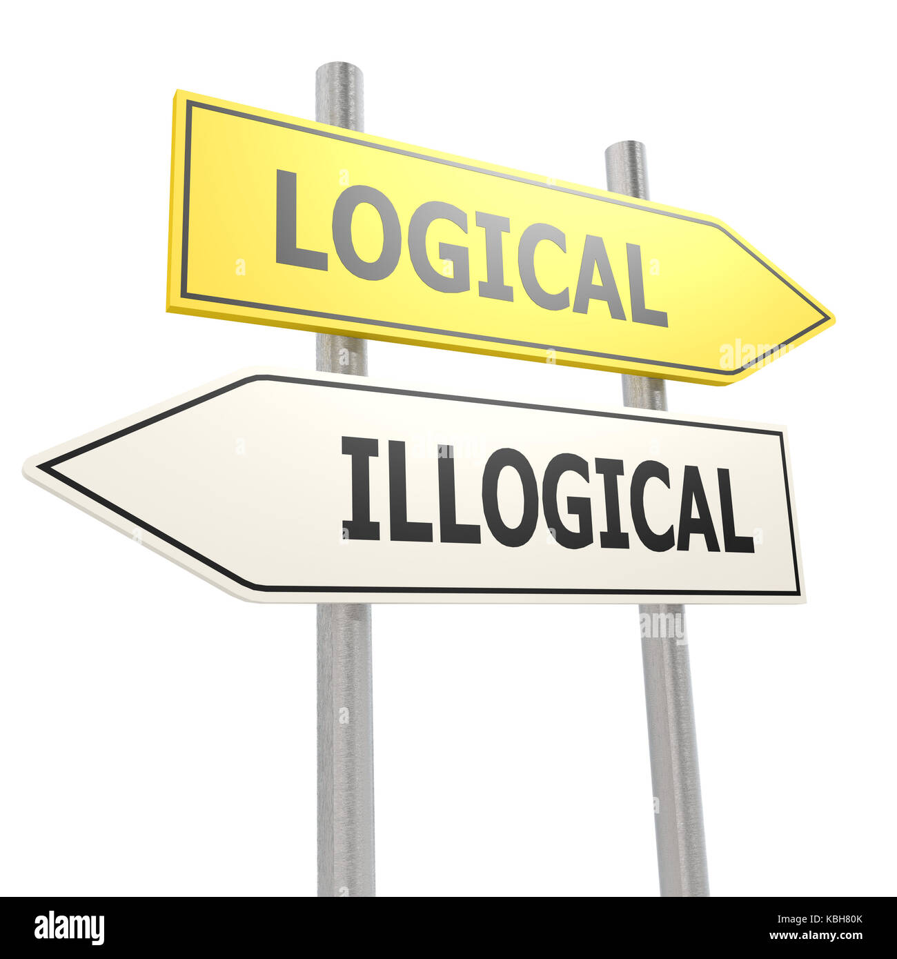 Logical and rational Cut Out Stock Images & Pictures - Alamy