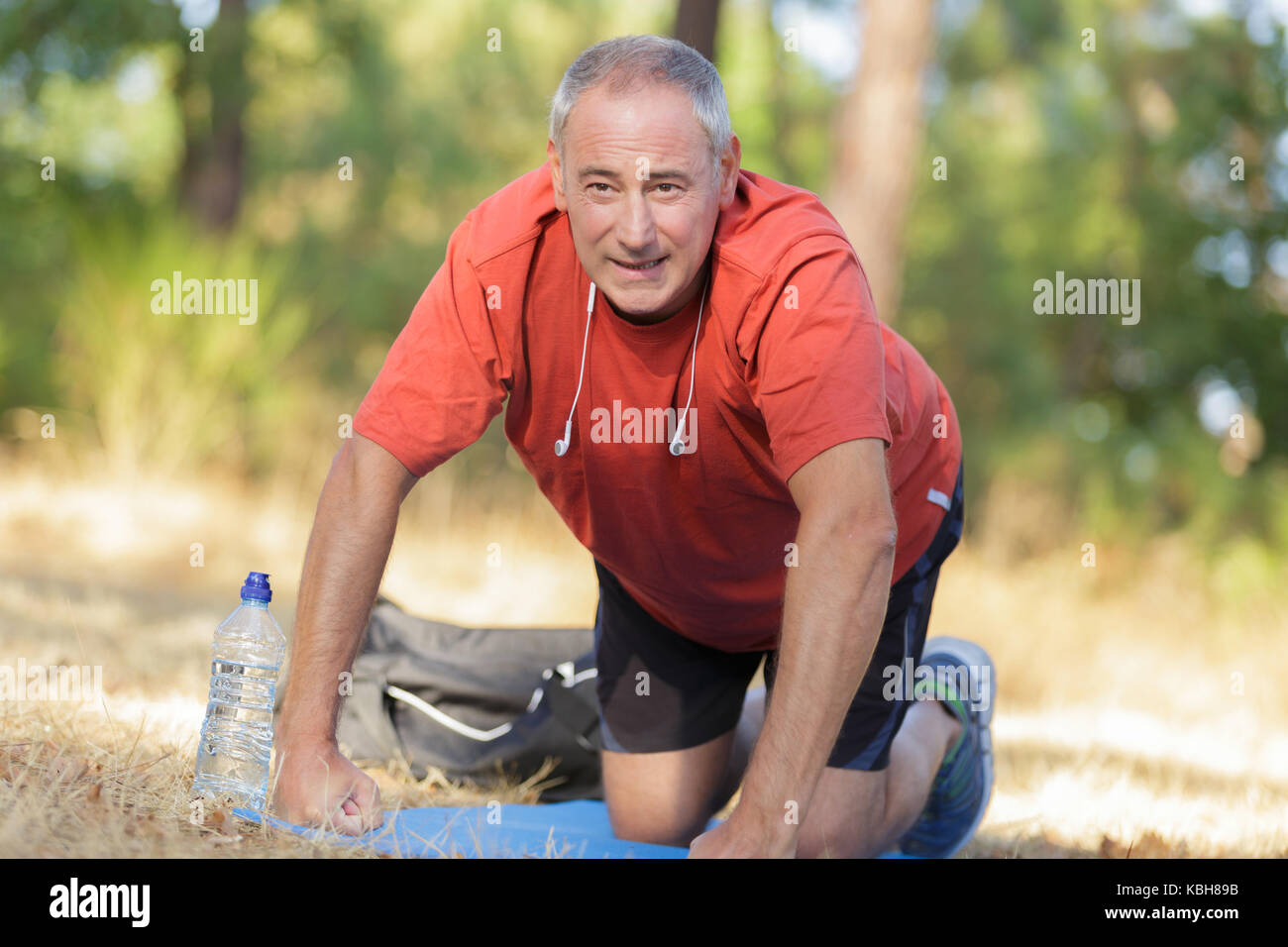 man doing some exercise Stock Photo - Alamy