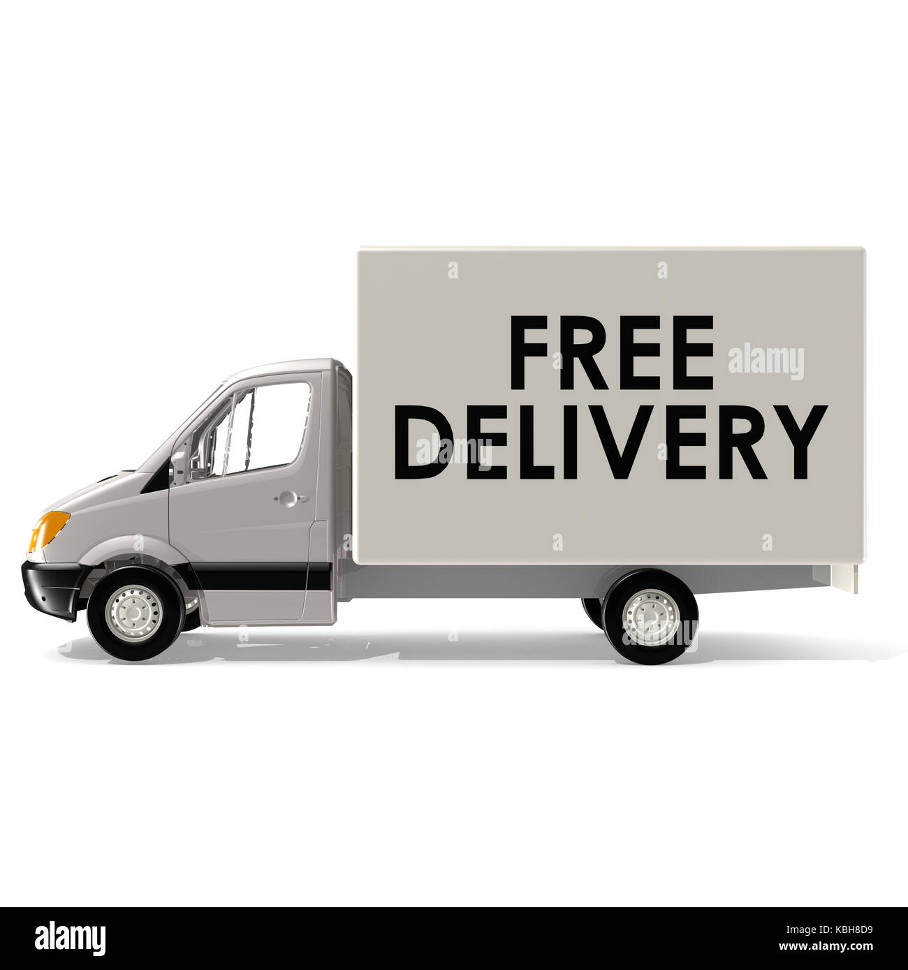 Fast delivery van Stock Photo - Alamy