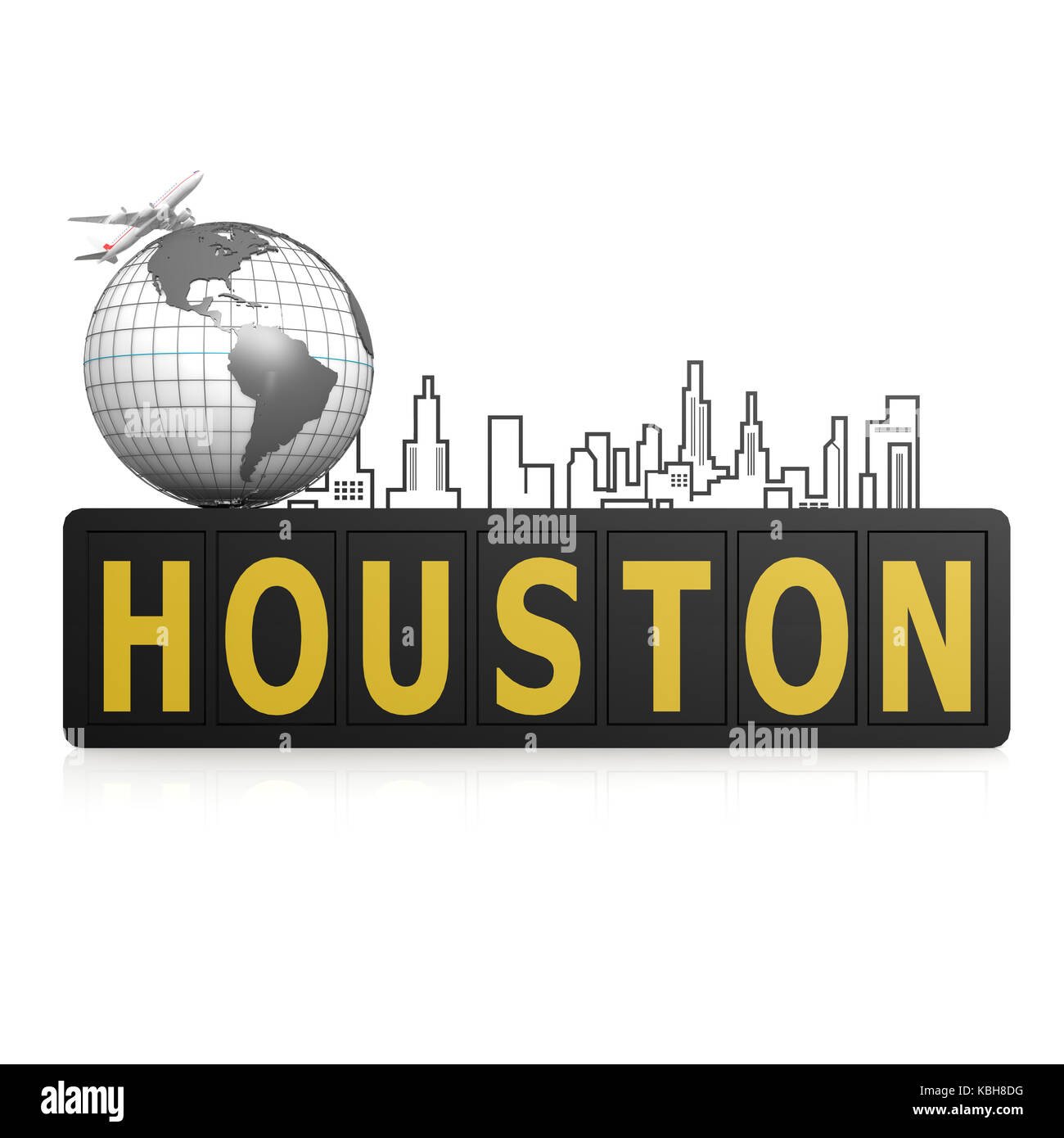 Houston building architecture Cut Out Stock Images & Pictures - Alamy