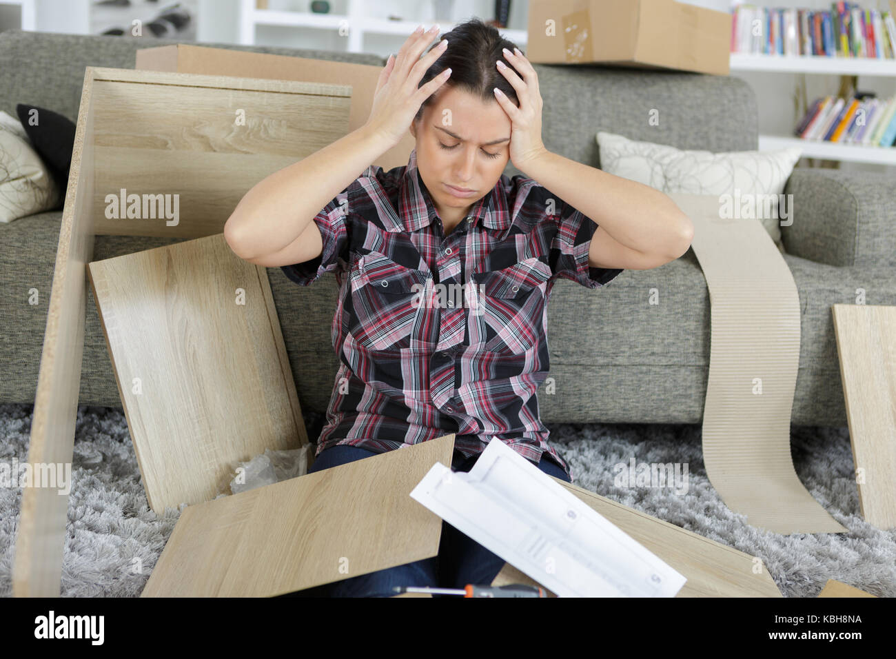 the messy assembling job Stock Photo - Alamy