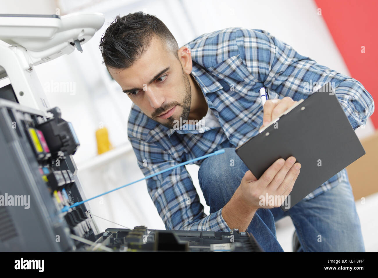 writing the technical observations Stock Photo - Alamy