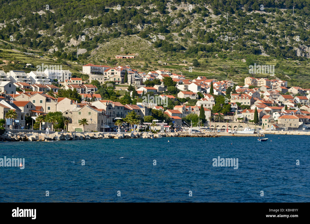 Bol town, view from the sea. Brac Island, Croatia Stock Photo - Alamy