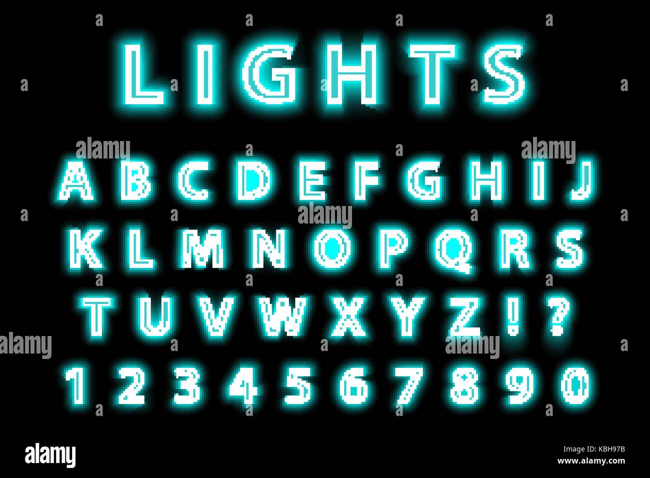 Neon alphabet hi-res stock photography and images - Alamy