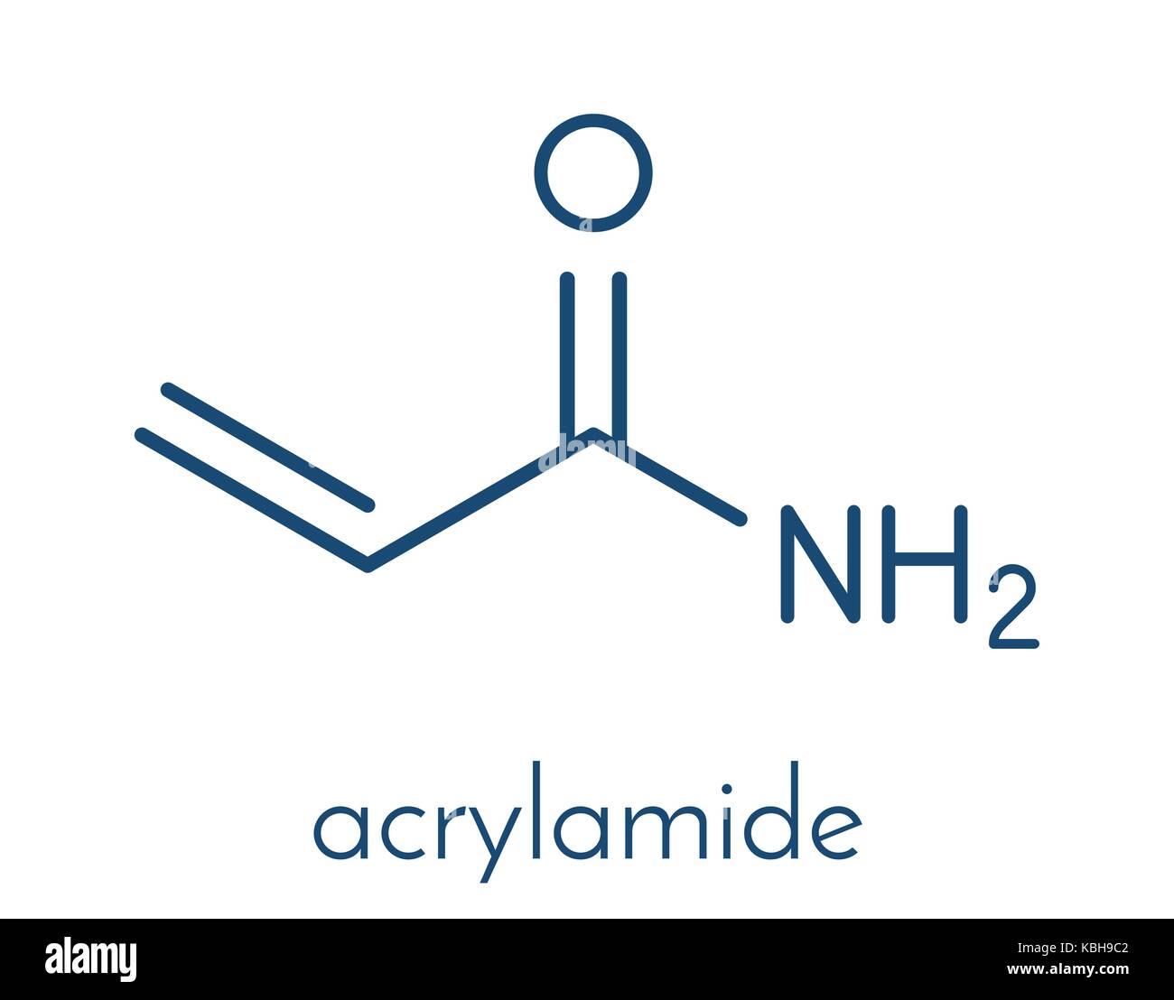 Acrylamide molecule Stock Vector Images - Alamy