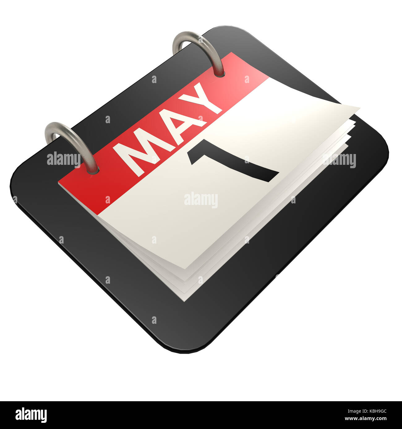 May 1 calendar image with hi-res rendered artwork that could be used ...