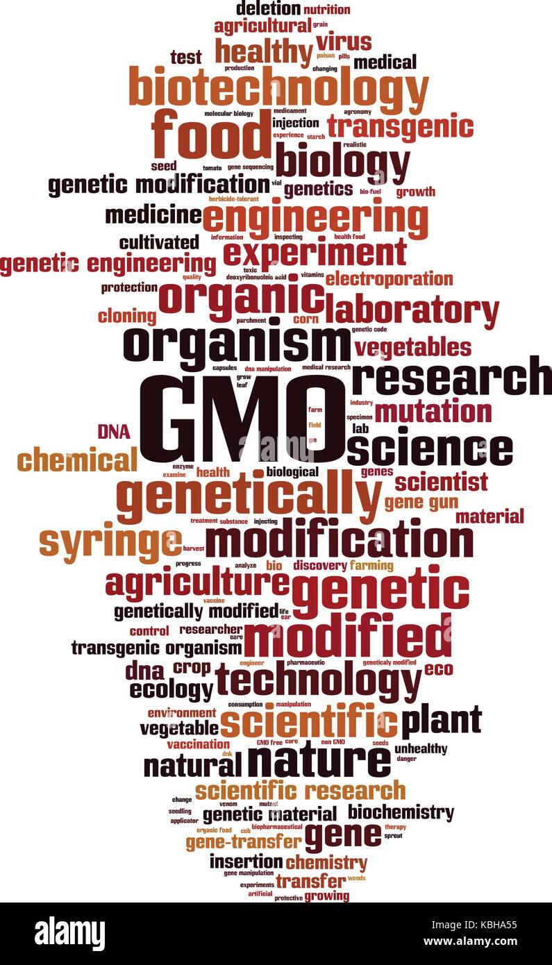 GMO word cloud concept. Vector illustration Stock Vector Image & Art ...