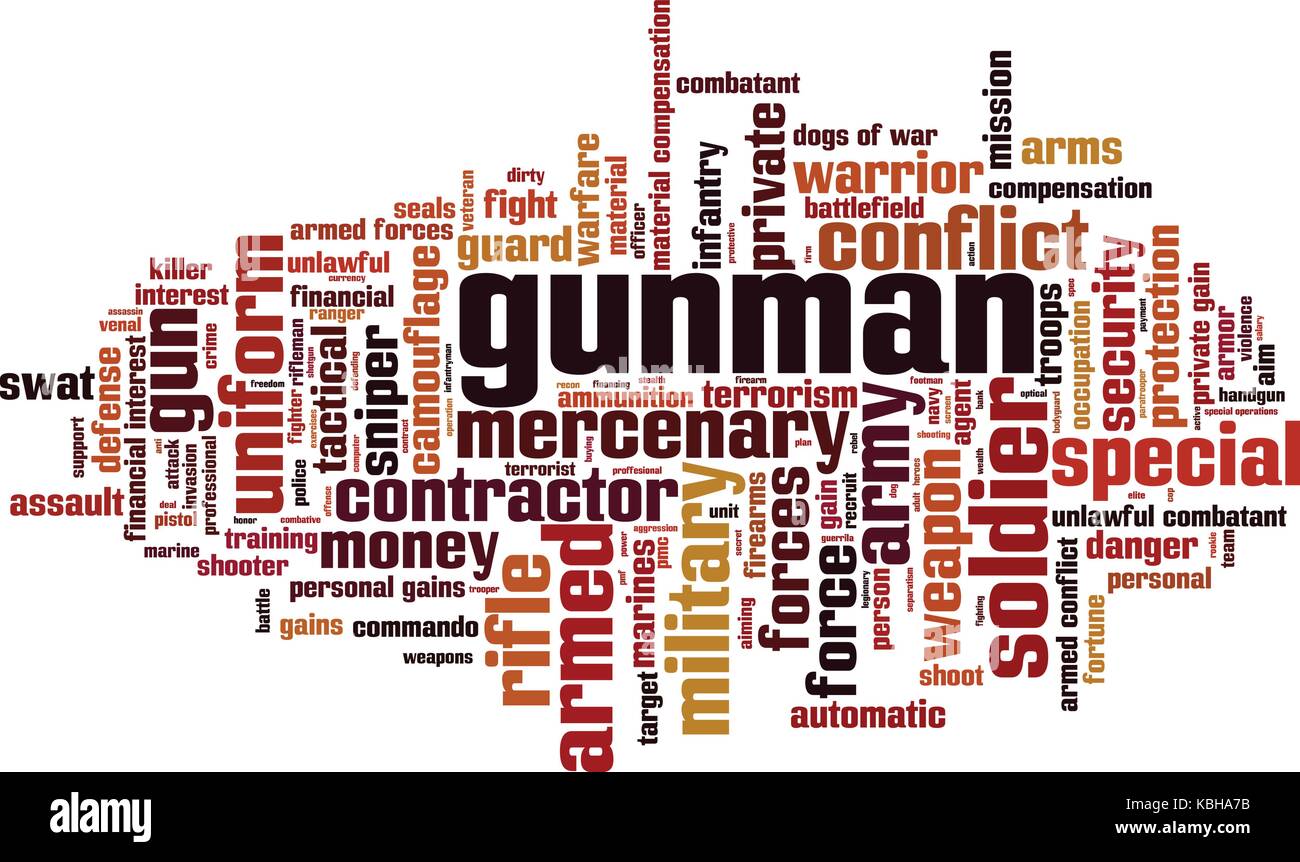 Gunman vector vectors hi-res stock photography and images - Alamy