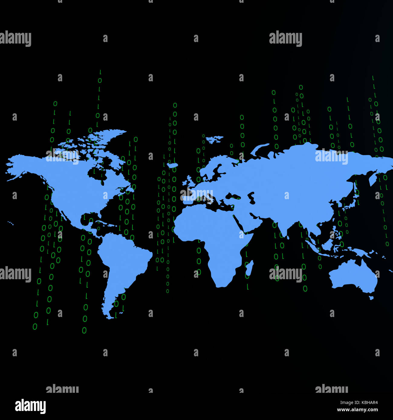 Digital world image with hi-res rendered artwork that could be used for ...