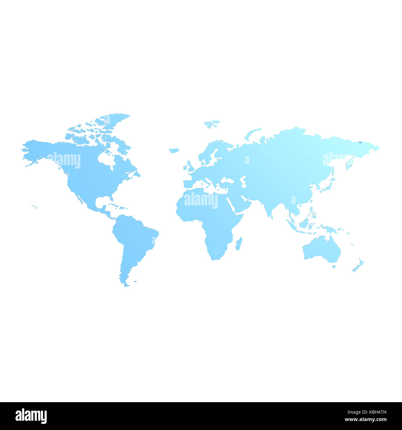 Blue world map image with hi-res rendered artwork that could be used ...
