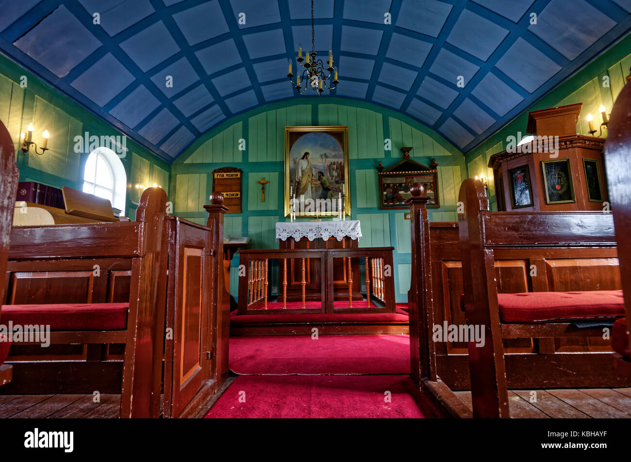 Interior of Thingvellir church (Thingvallakirkja Stock Photo - Alamy