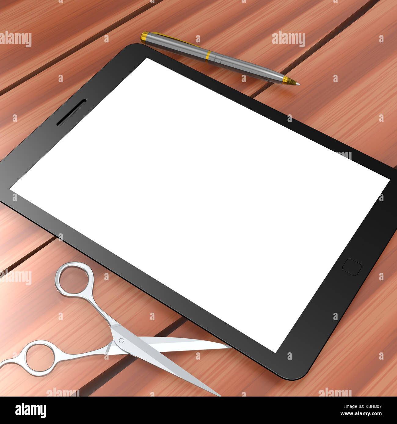 Blank tablet image with hi-res rendered artwork that could be used for ...
