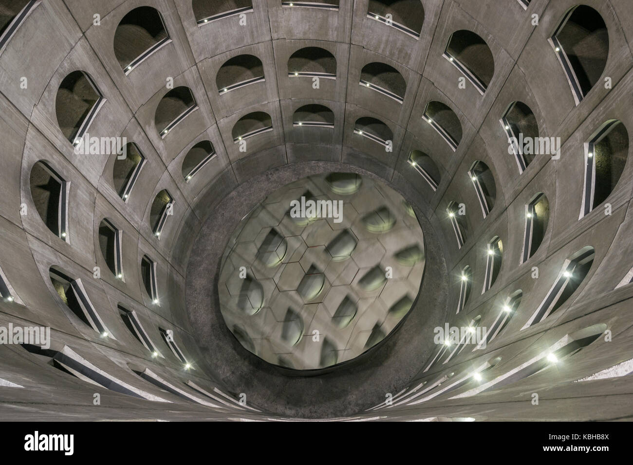 Lyon, Place des Celestins, Underground car park Stock Photo - Alamy