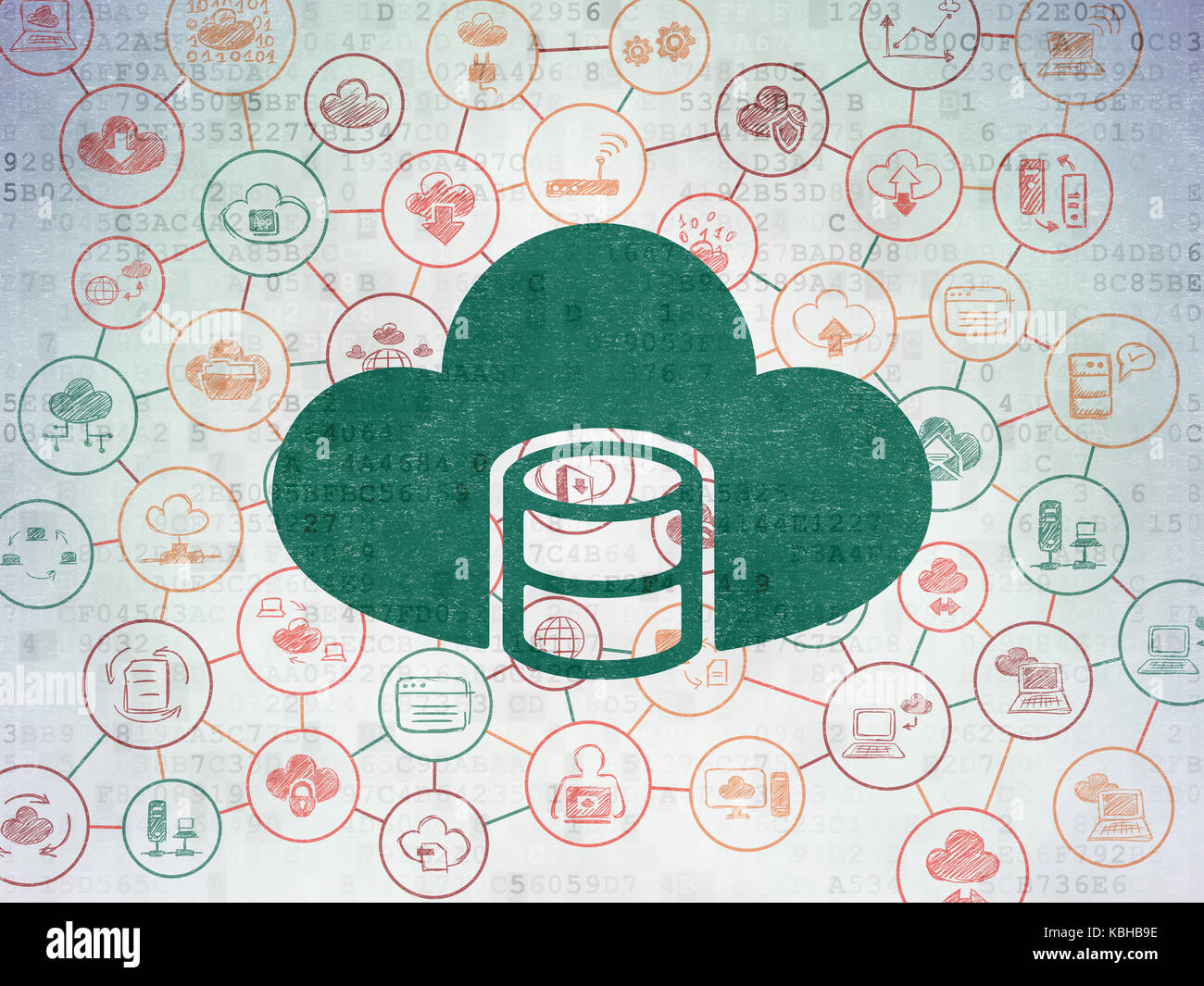 Cloud computing concept: Database With Cloud on Digital Data Paper ...