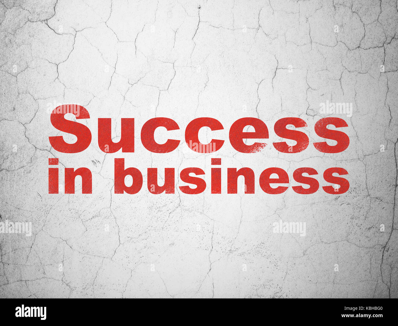 Finance concept: Success In business on wall background Stock Photo - Alamy