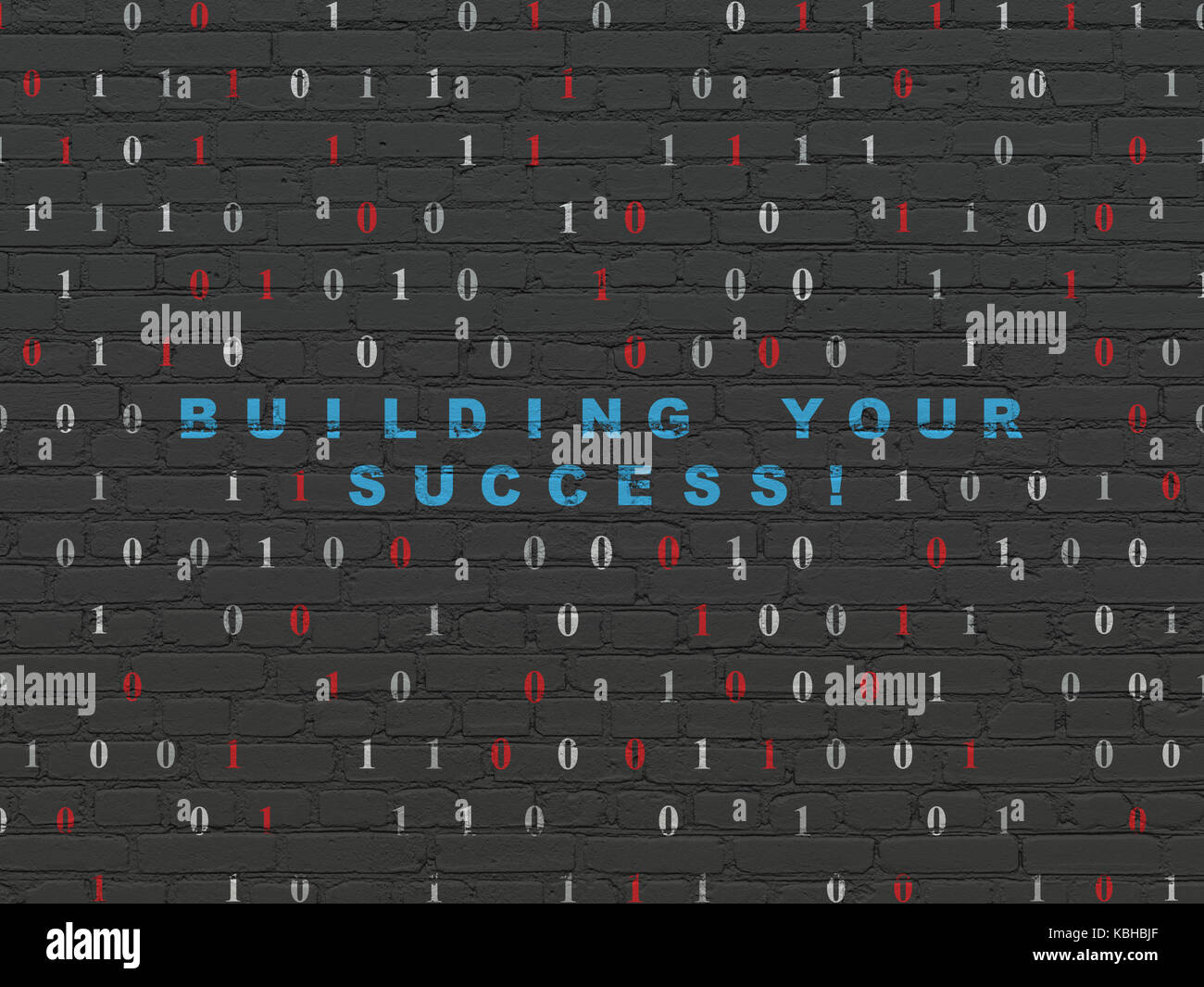 Business concept: Building your Success! on wall background Stock Photo ...