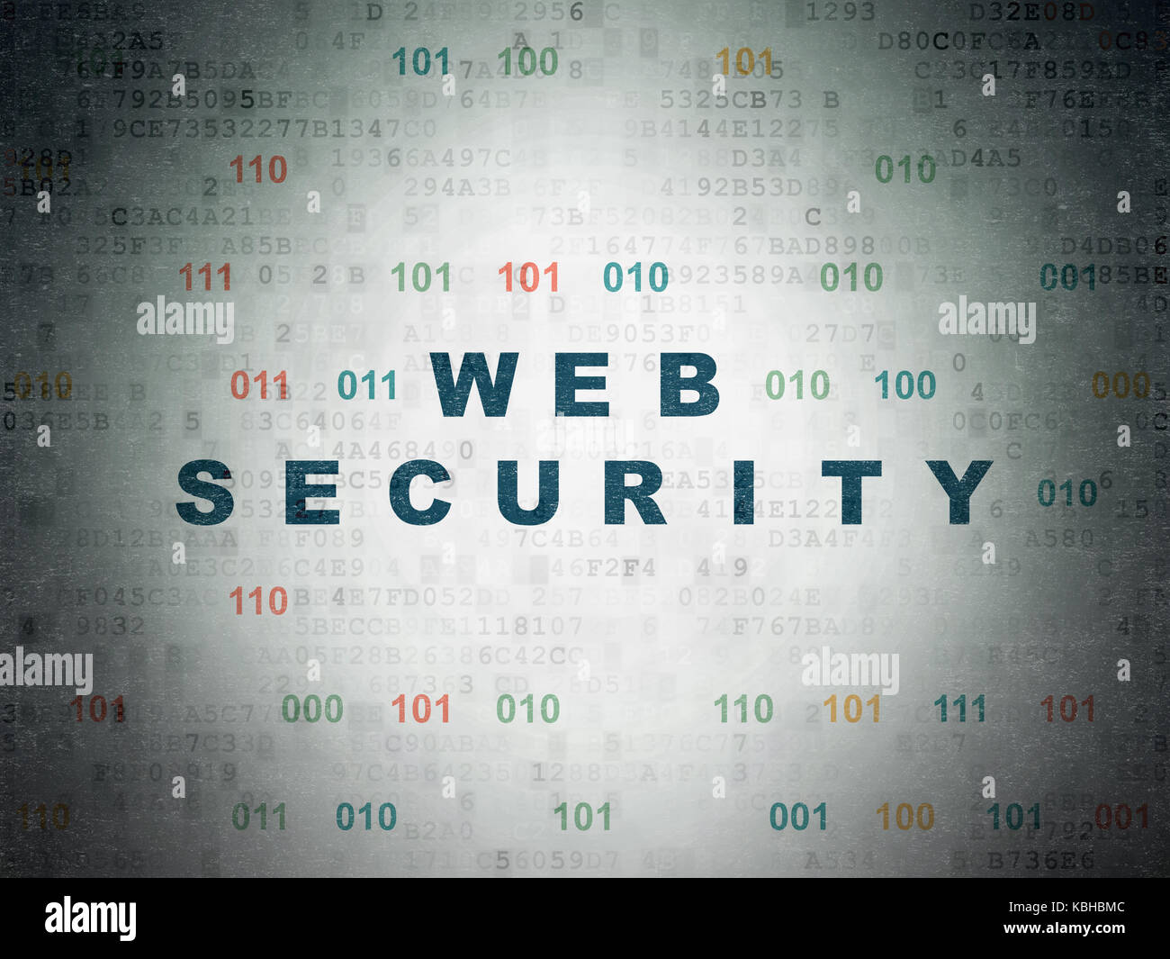 Web development concept: Web Security on Digital Data Paper background Stock Photo - Alamy