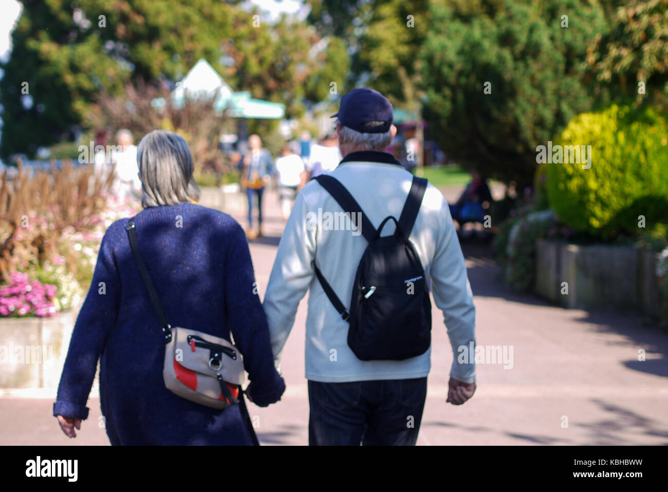 Persons back and hand hi-res stock photography and images - Alamy