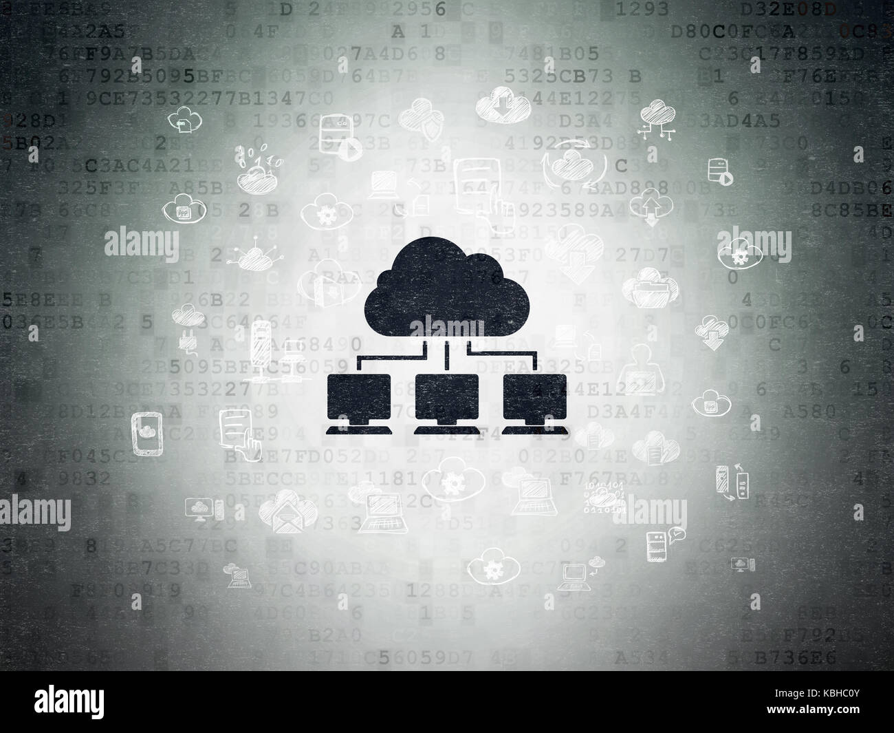 Cloud networking concept: Cloud Network on Digital Data Paper ...