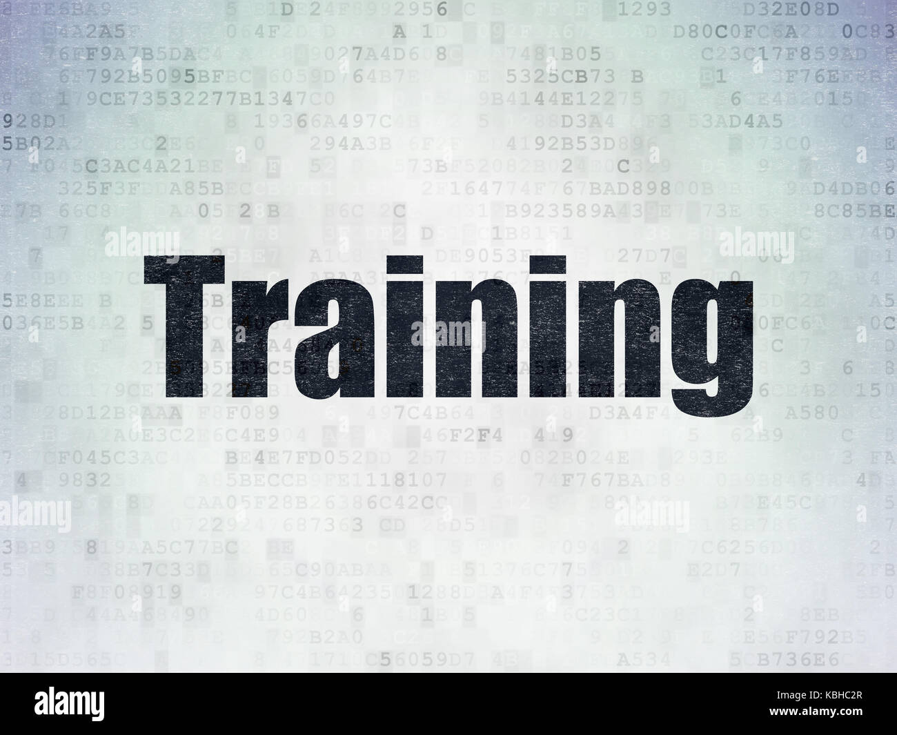 Learning concept: Training on Digital Data Paper background Stock Photo ...