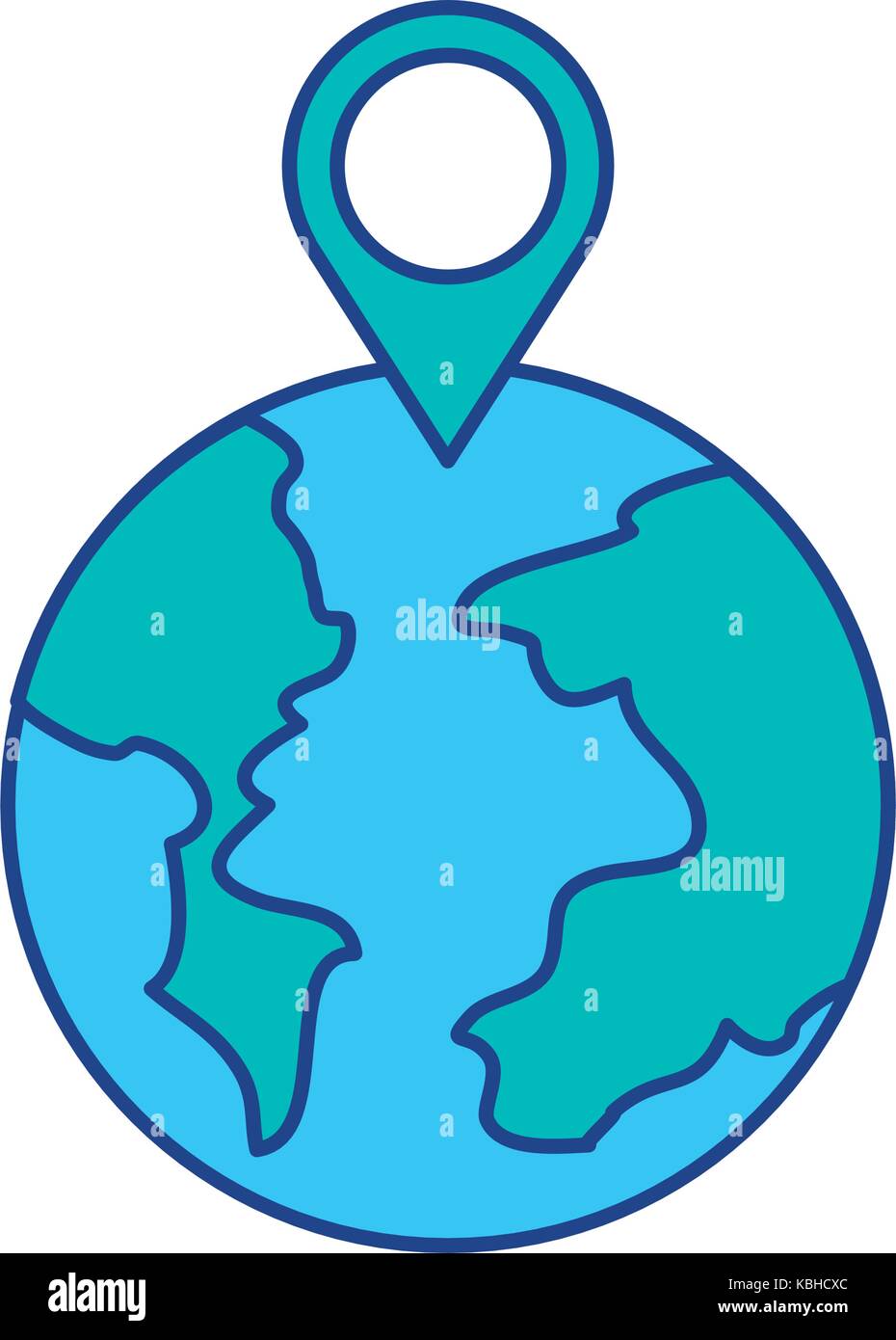 globe world pointer map location web Stock Vector Image & Art - Alamy