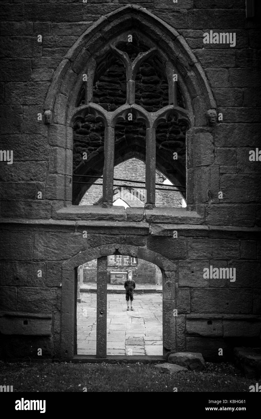 The Ruins of Heptonstall Church, Heptonstall village Calderdale, West ...