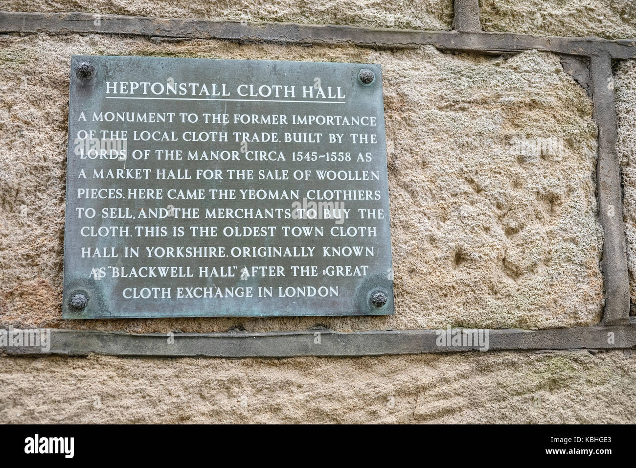 Heptonstall village Calderdale, West Yorkshire, England, UK Stock Photo ...