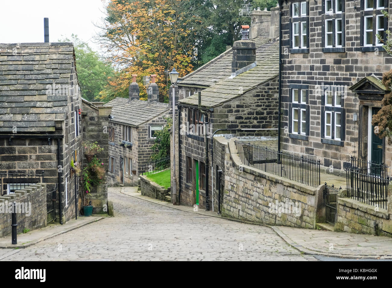 Heptonstall village Calderdale, West Yorkshire, England, UK Stock Photo ...
