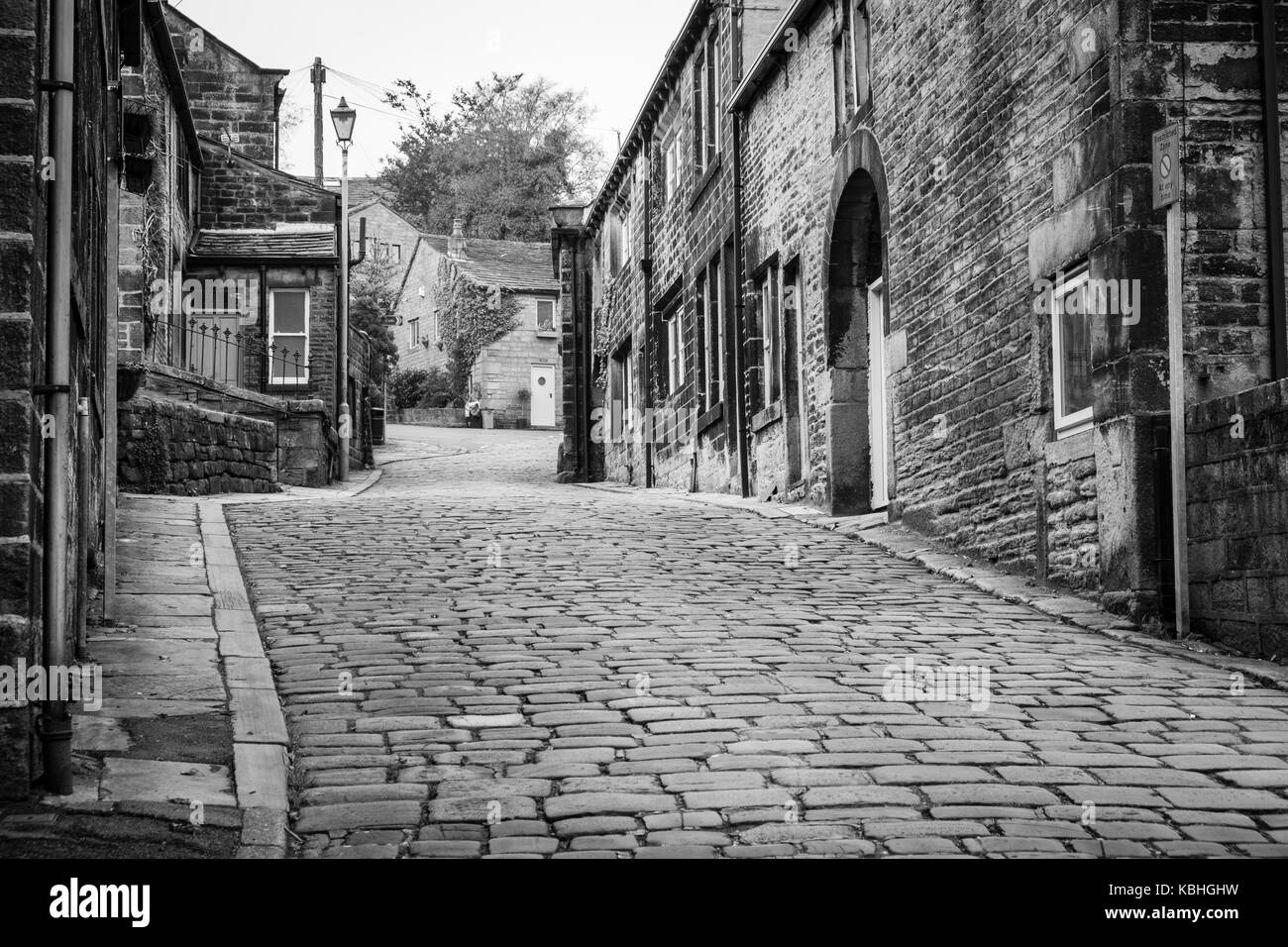 Heptonstall village Calderdale. West Yorkshire, England, UK Stock Photo ...