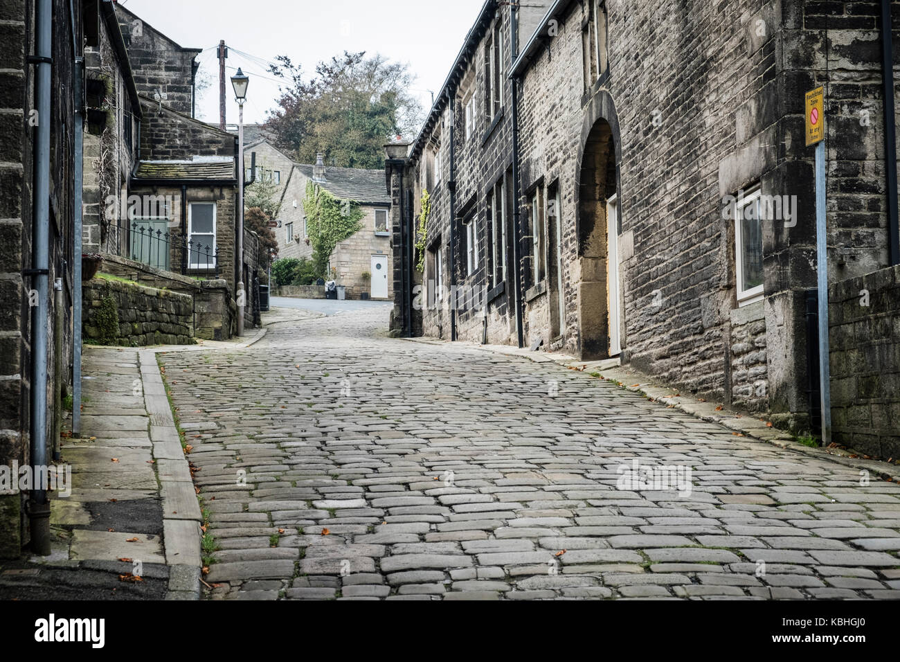 Heptonstall village Calderdale. West Yorkshire, England, UK Stock Photo ...
