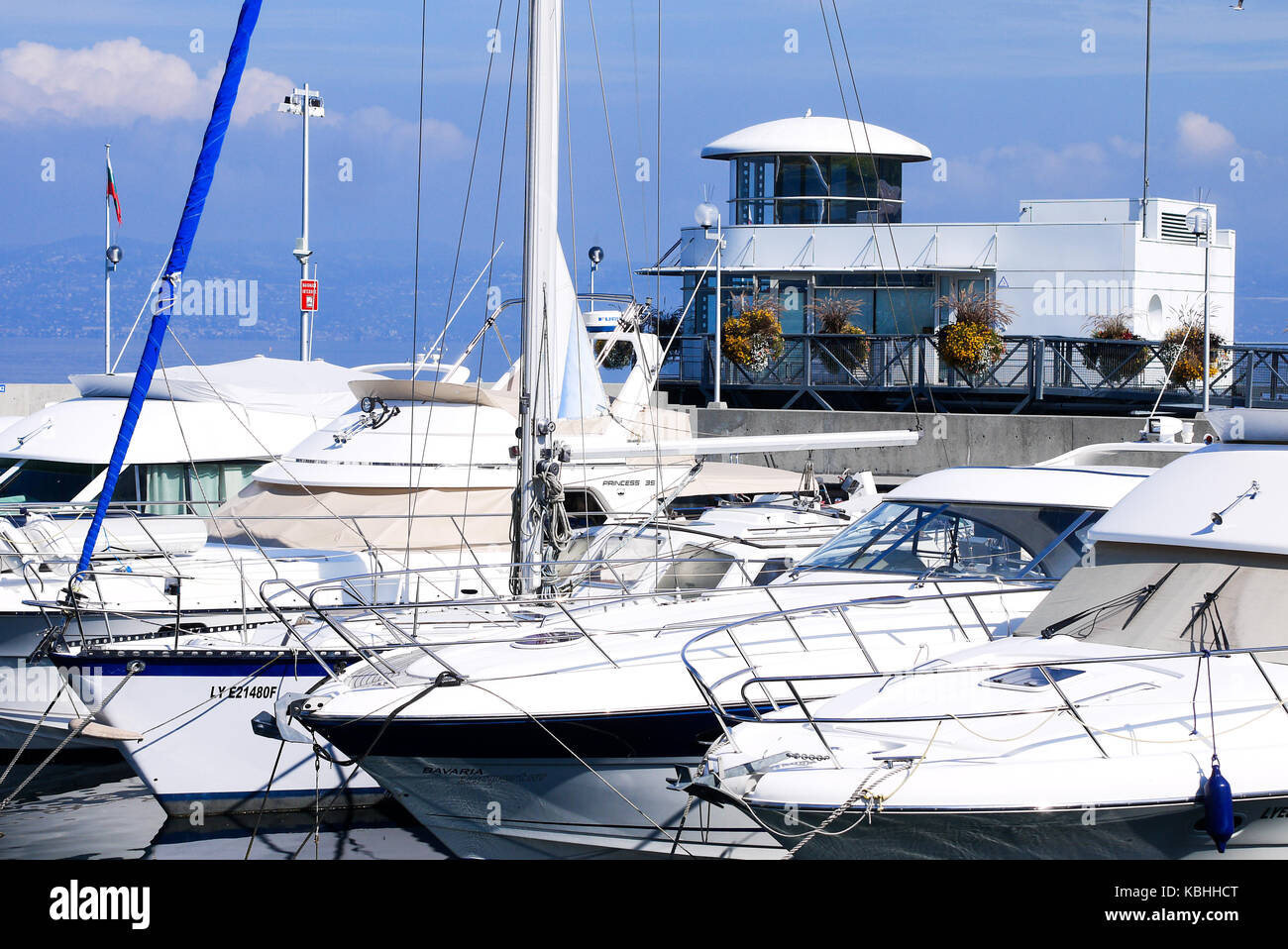 Evian les bains sailing boat hi-res stock photography and images - Alamy