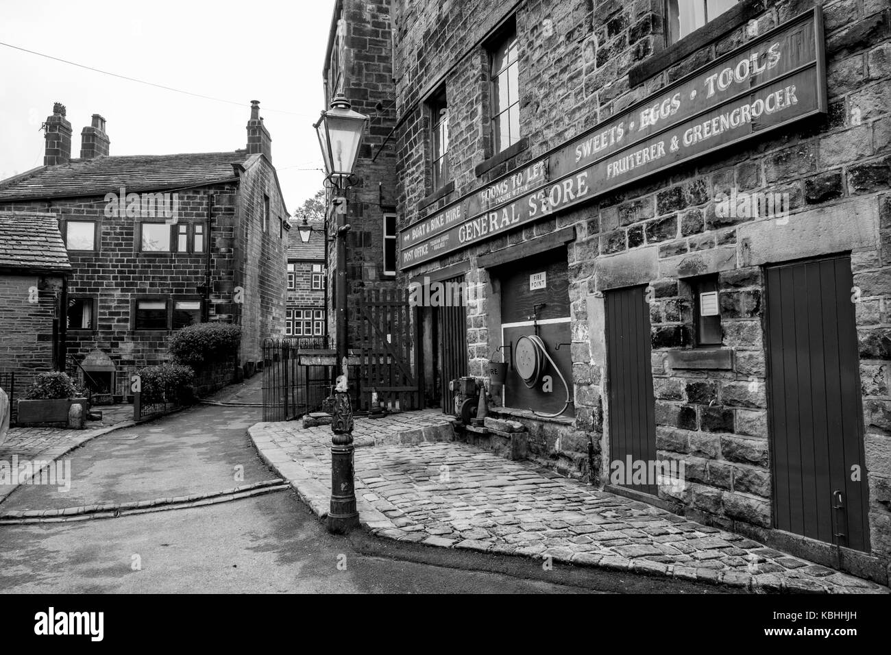 Heptonstall village Calderdale. West Yorkshire, England, UK Stock Photo ...