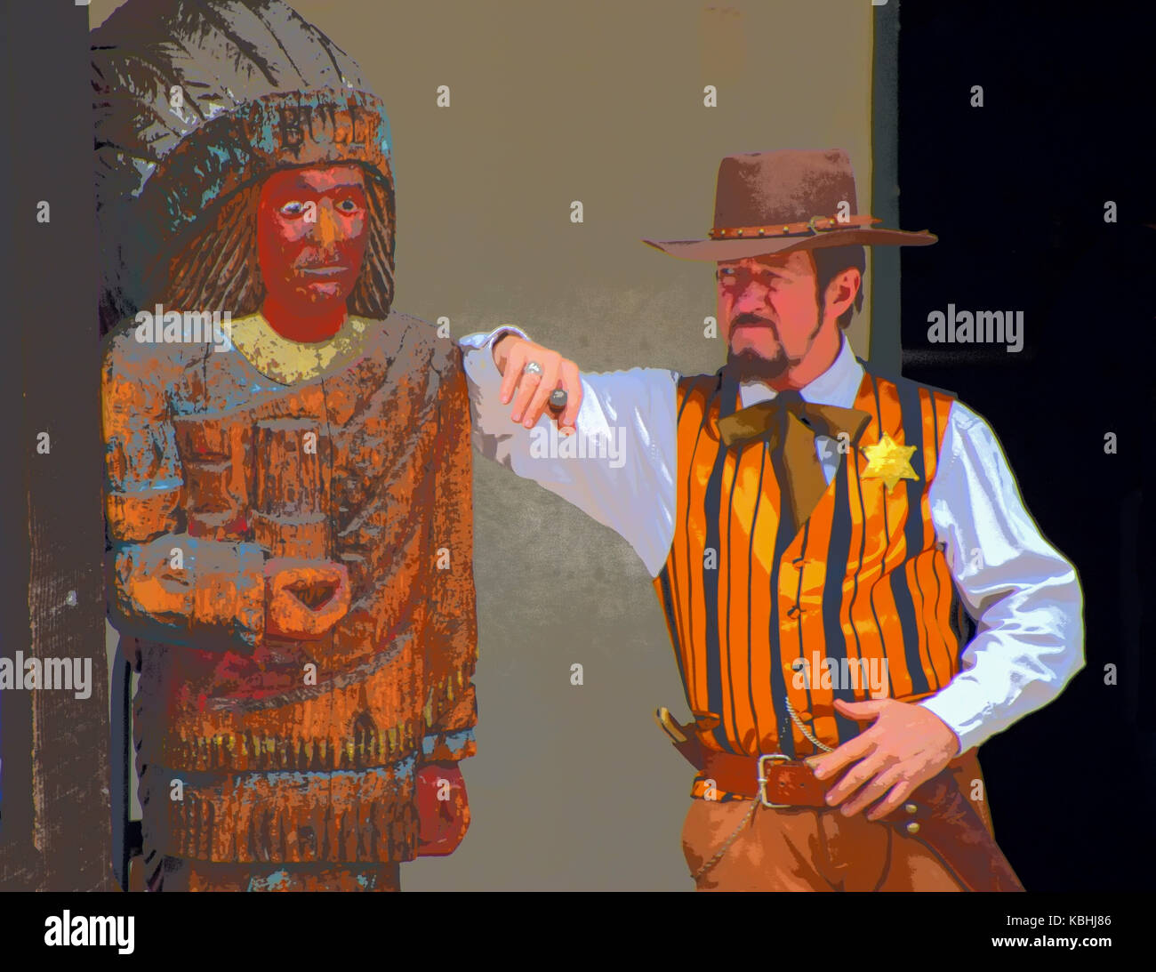 Festival showing the old western times Stock Photo - Alamy