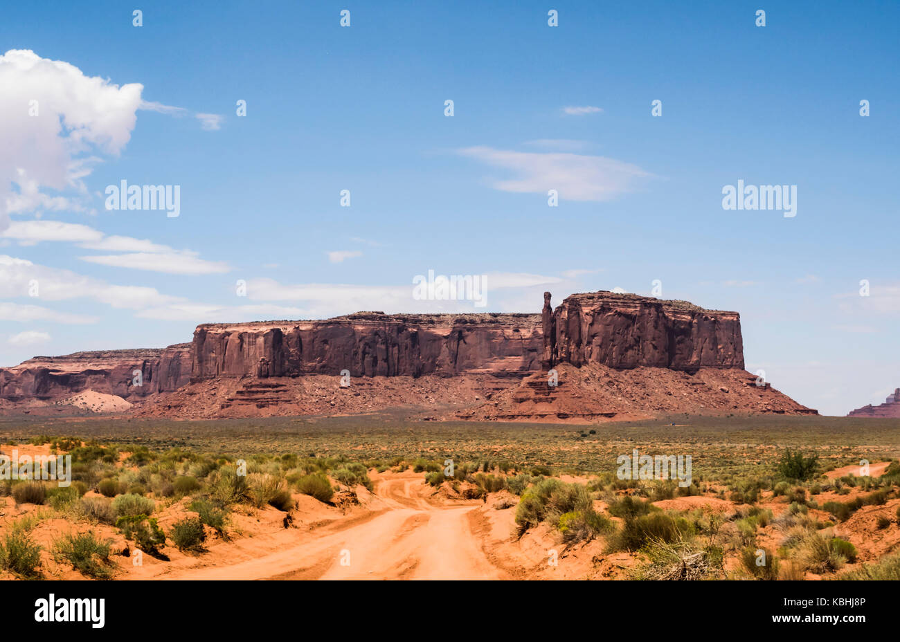 Three Sisters, Monument Valley - Arizona, AZ, USA Stock Photo - Alamy