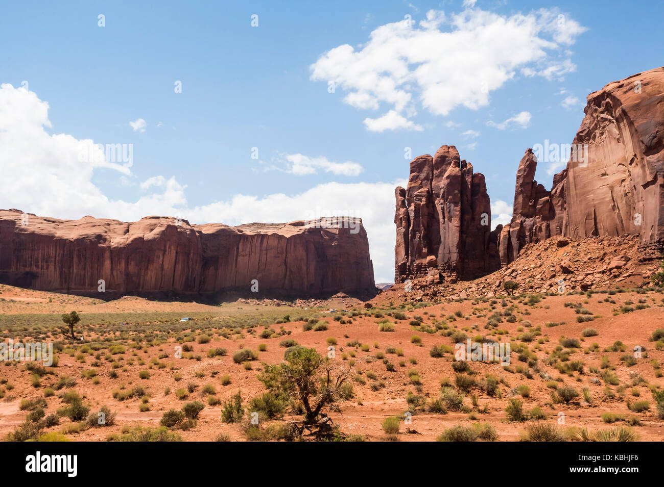Monument Valley panorama - Arizona, USA Stock Photo - Alamy