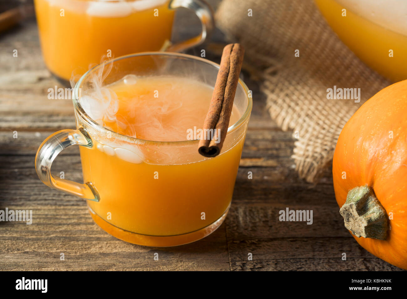 Homemade Spooky Pumpkin Spice Punch for Halloween Stock Photo - Alamy