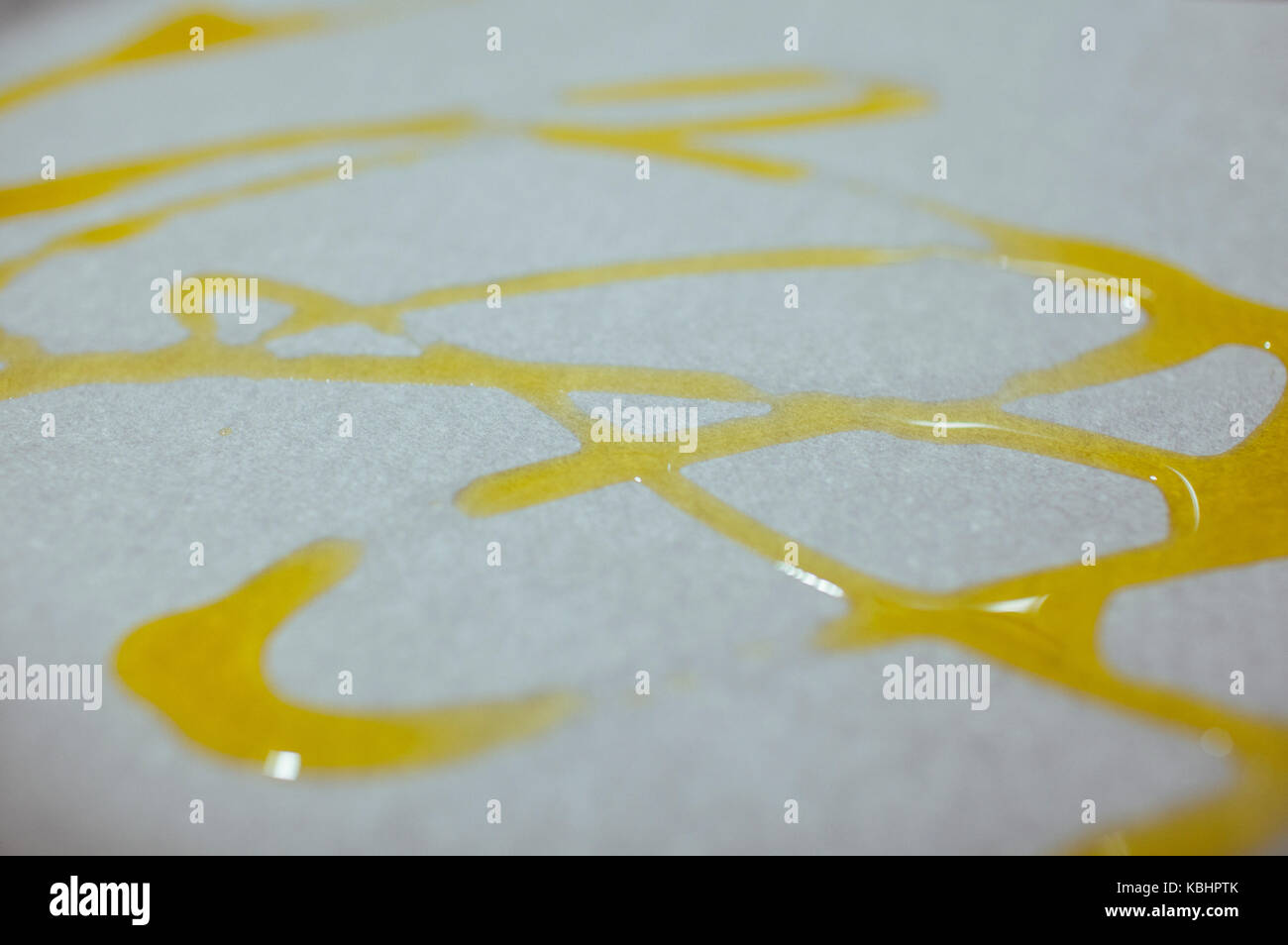 oil on oven paper Stock Photo - Alamy