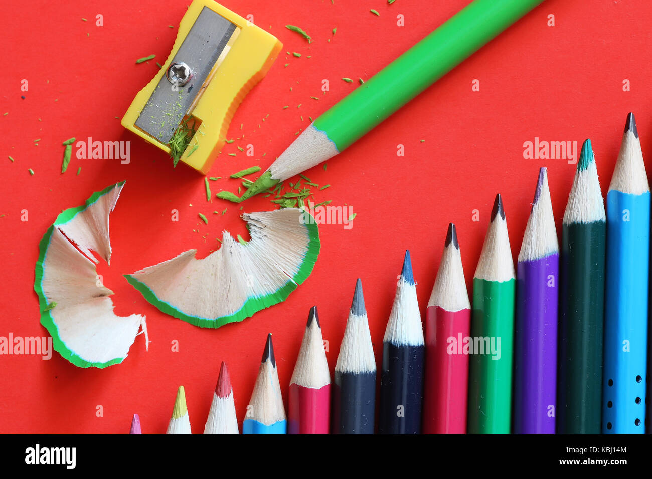 stationery red background Stock Photo - Alamy