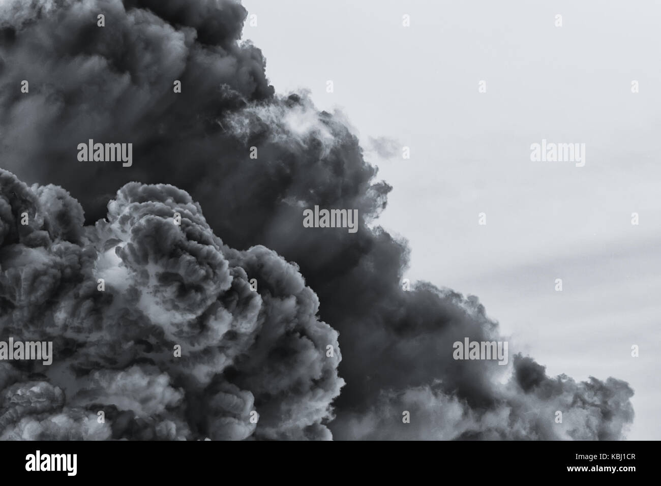 smoke cloud explosion Stock Photo - Alamy