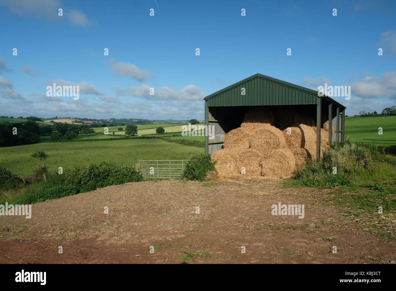Hay Barn, Devon Stock Photo - Alamy