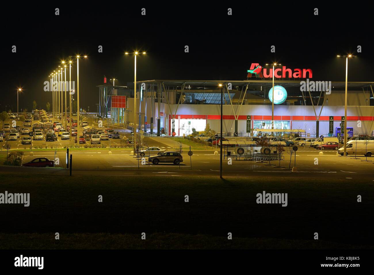 Auchan shopping mall parking lot hi-res stock photography and images ...