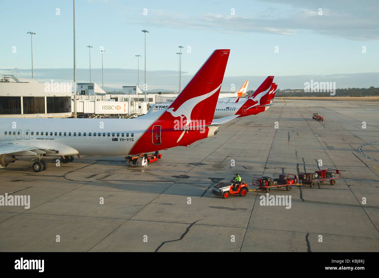 Aircrafts of Qantas Stock Photo - Alamy