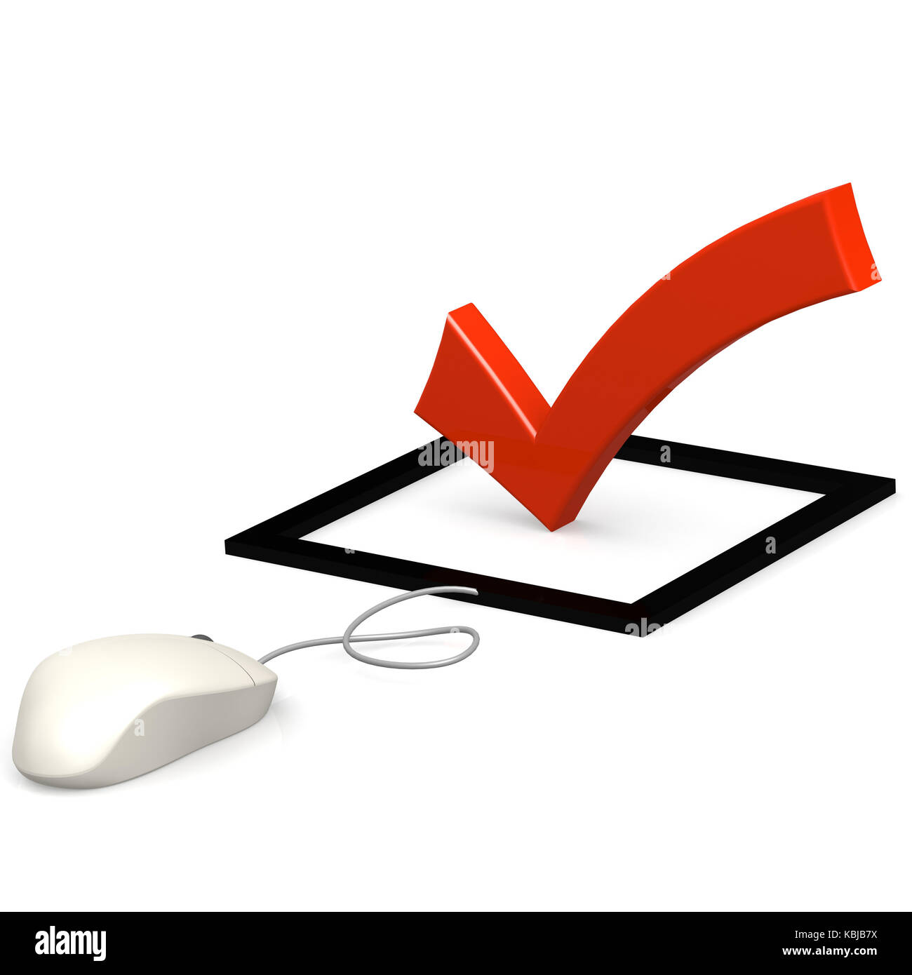 Click and tick Cut Out Stock Images & Pictures - Alamy