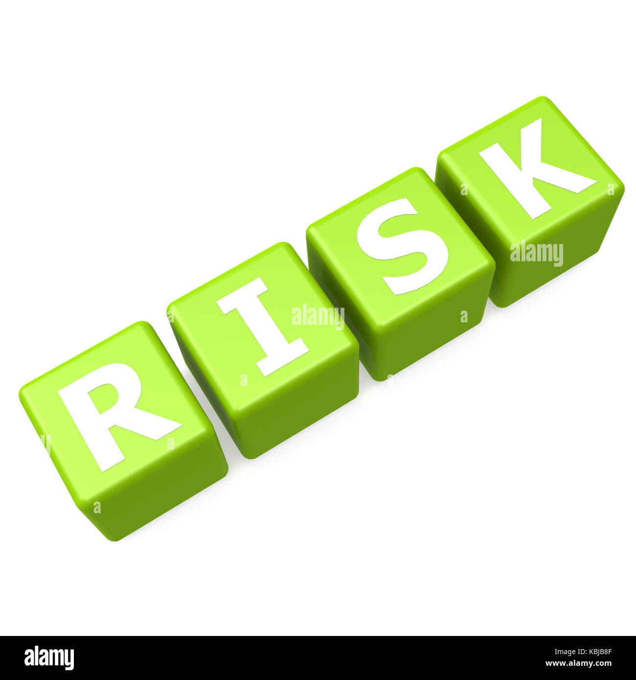 Risk green puzzle Stock Photo - Alamy