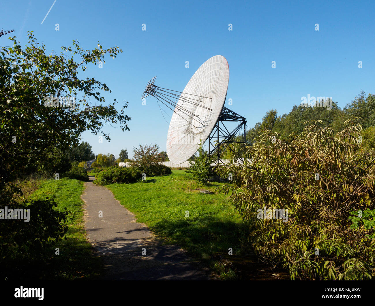 Antenna radio telescope of the Pulkovo Observatory in St. Petersburg ...